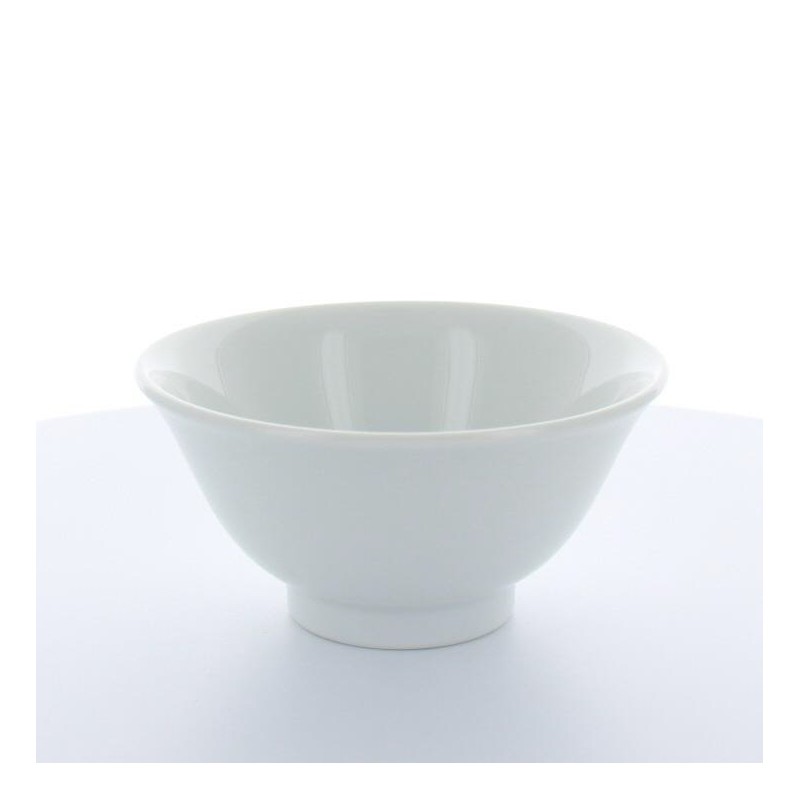 Grand bol évasé en porcelaine blanche - L'Oasis des Saveurs